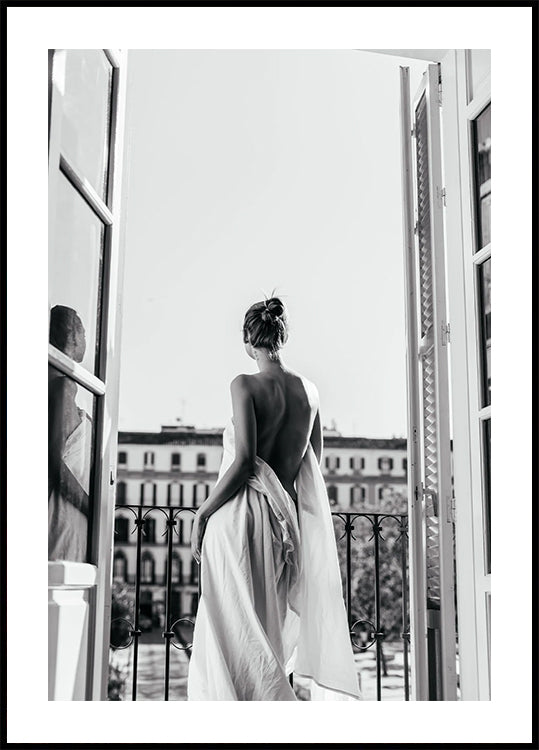 Morning Serenity Balcony Plakat | Posterbox